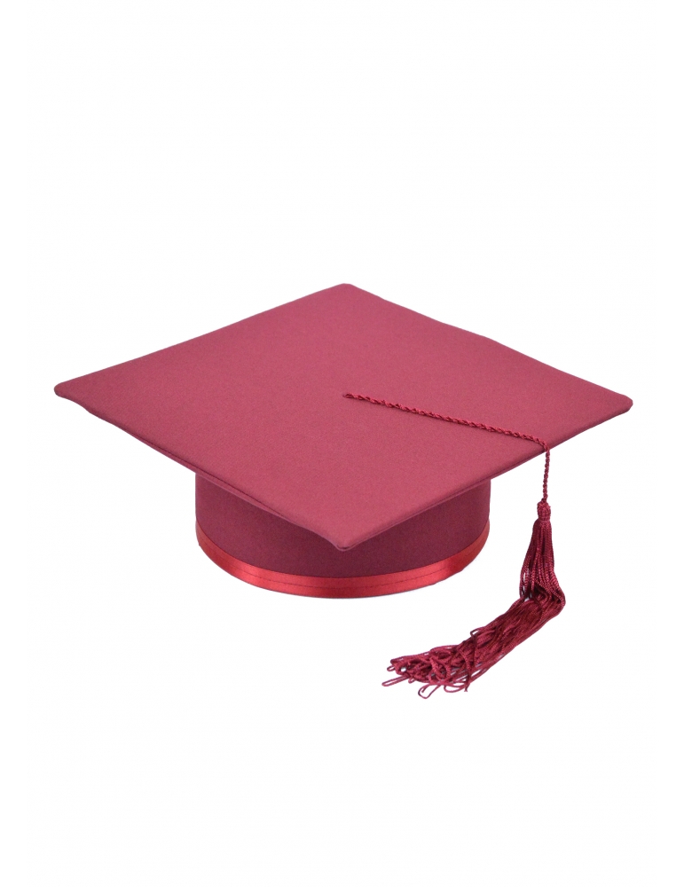 Double cherry graduation cap