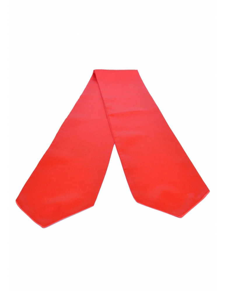 Red graduation scarf