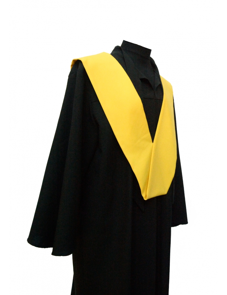 Double V graduation scarf